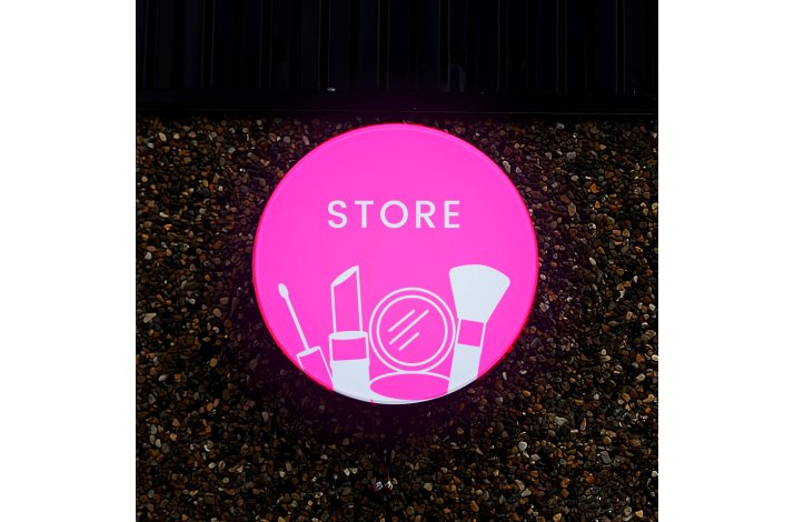 Lysskilt LIGHT WALL CIRCLE - Lysskilte - simpleSIGN.dk