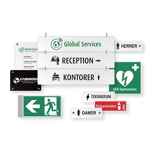 Indoor Signage - simpleSIGN.dk