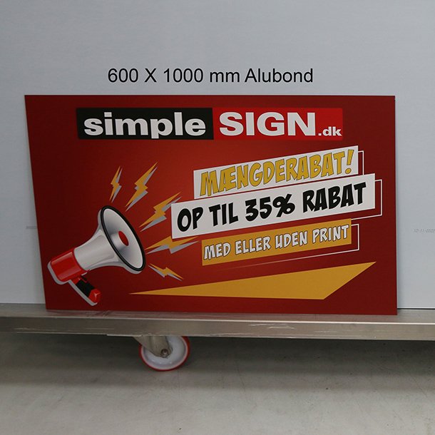 Plader til Mægler og Byggepladsskilte - Byggepladsskilte - simpleSIGN.dk